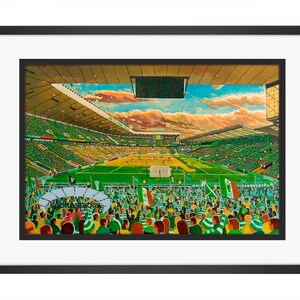 Celtic Football Club - Parkhead Stadium Art Print - Etsy UK