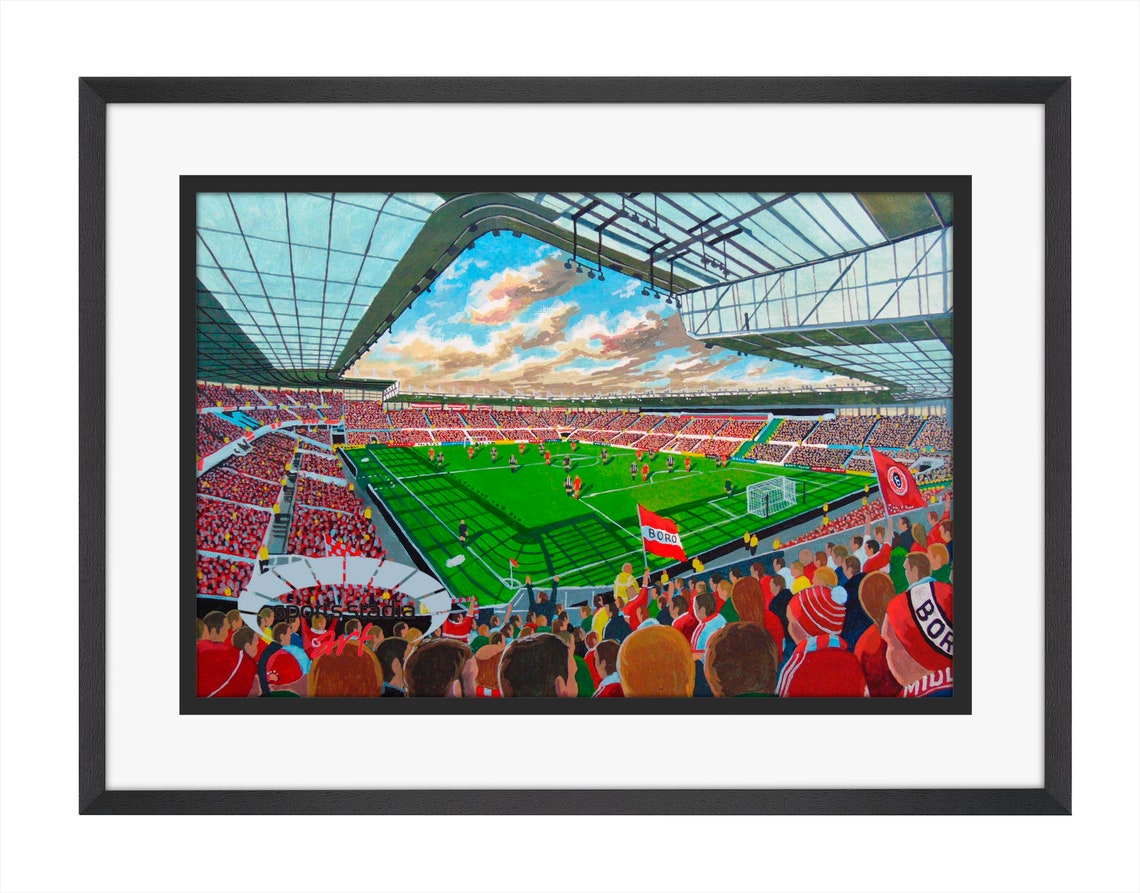 Middlesbrough Football Club - Riverside Stadium Art Print - Etsy UK