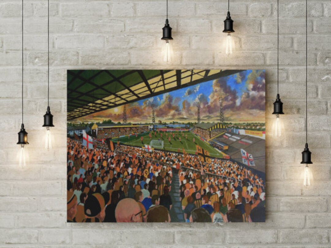 Boothferry Park Stadium Fine Art Canvas Print Hull City - Etsy