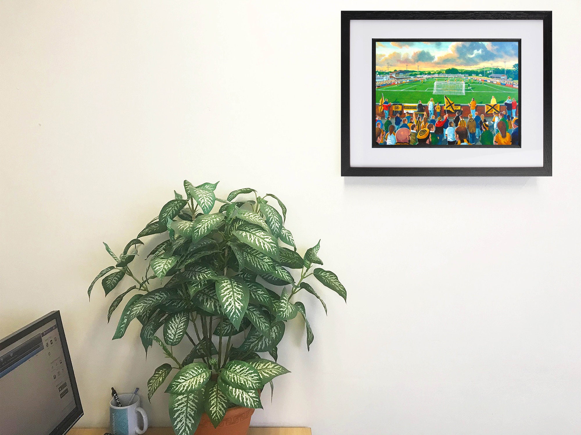 Boghead Park Stadium Fine Art Print Dumbarton Football Club - Etsy Canada