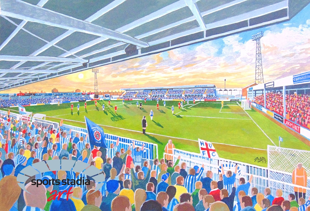 Hartlepool United Football Club - Victoria Park Stadium Art Canvas ...