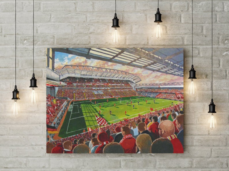 Anfield Stadium Fine Art Canvas Print Liverpool Football - Etsy