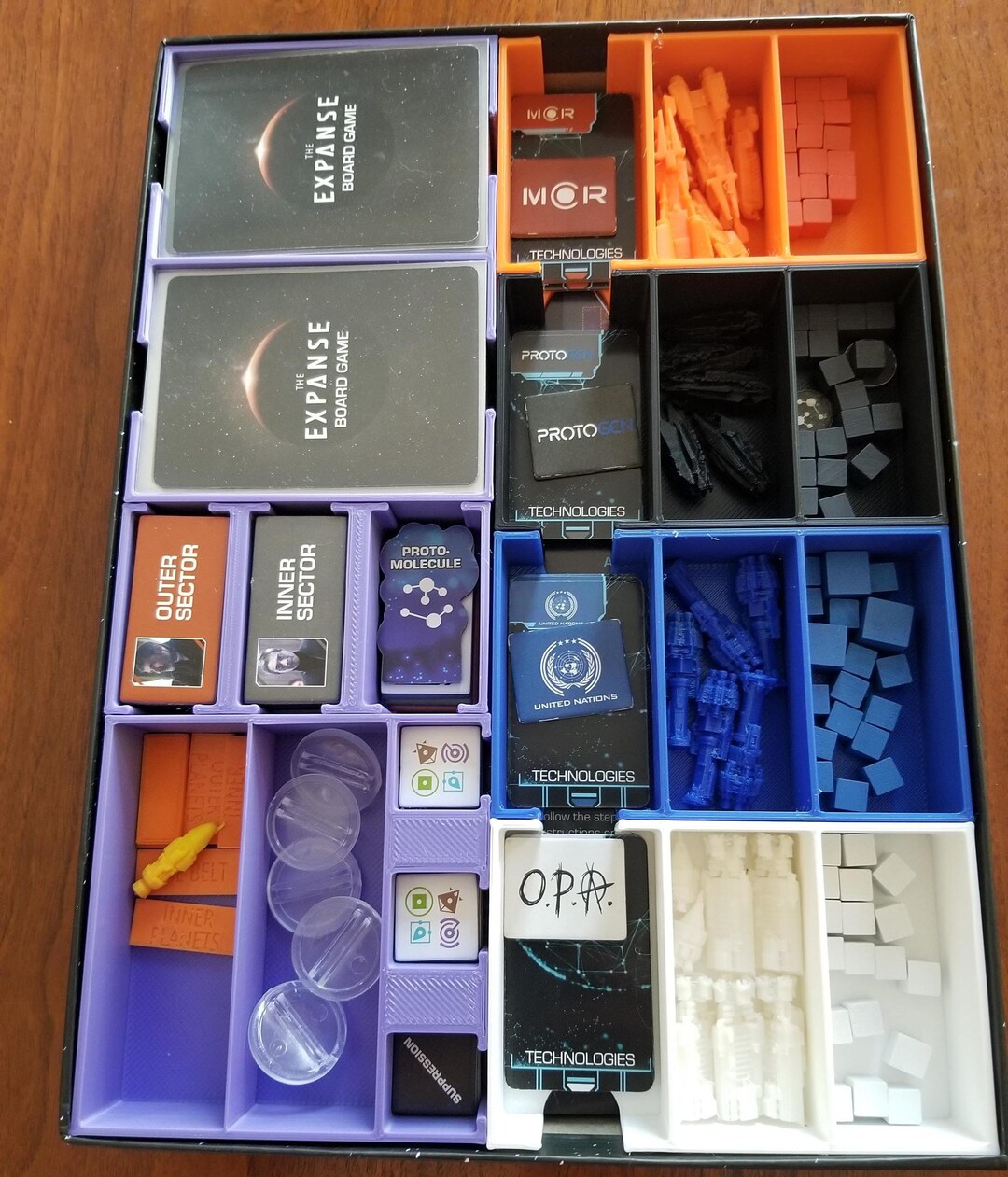 The Expanse Board Game 3D Printed Insert - Etsy