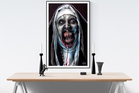 Valak the Conjuring A4 Print | Etsy