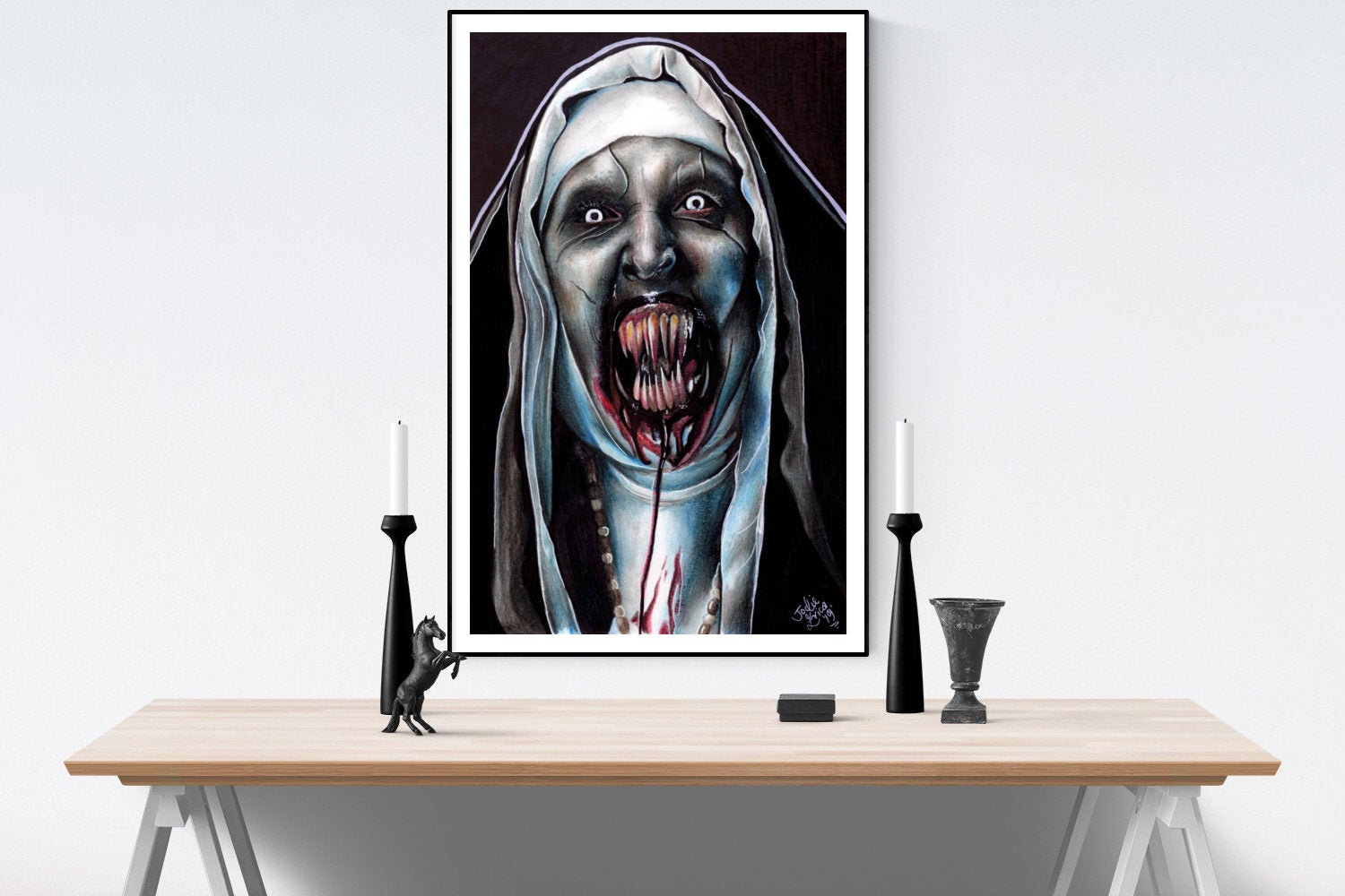 Valak the Conjuring A4 Print - Etsy