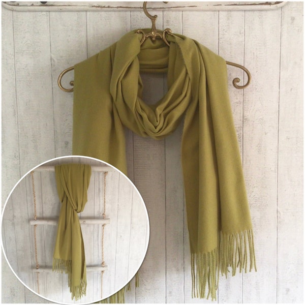 Lime Scarf - Etsy UK