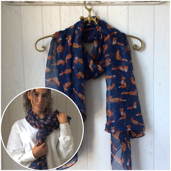 Fox Scarf - Etsy