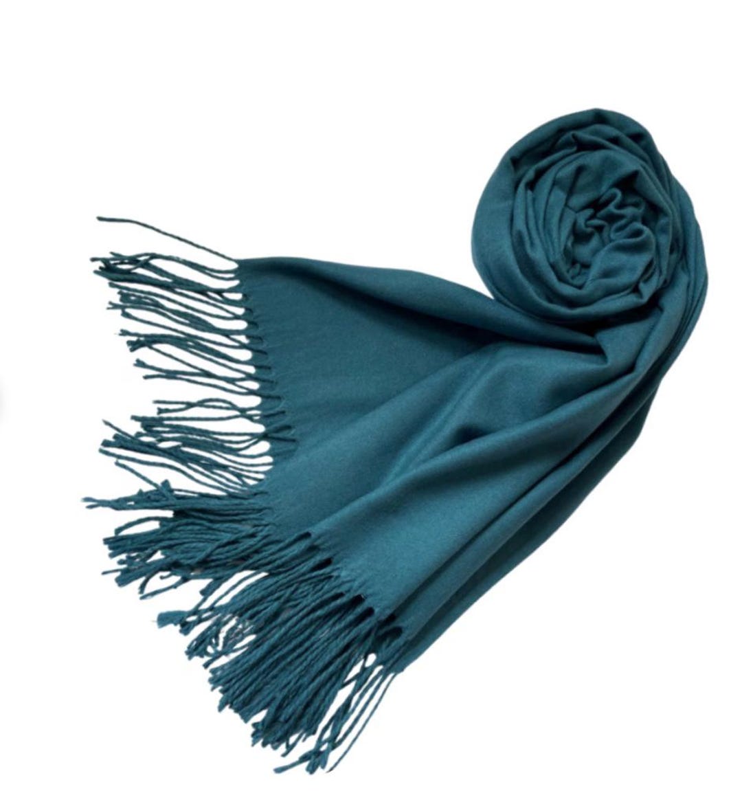 Teal Scarf / Teal Blue Shawl / Shade of Teal Wrap Wedding Wrap/ Teal ...