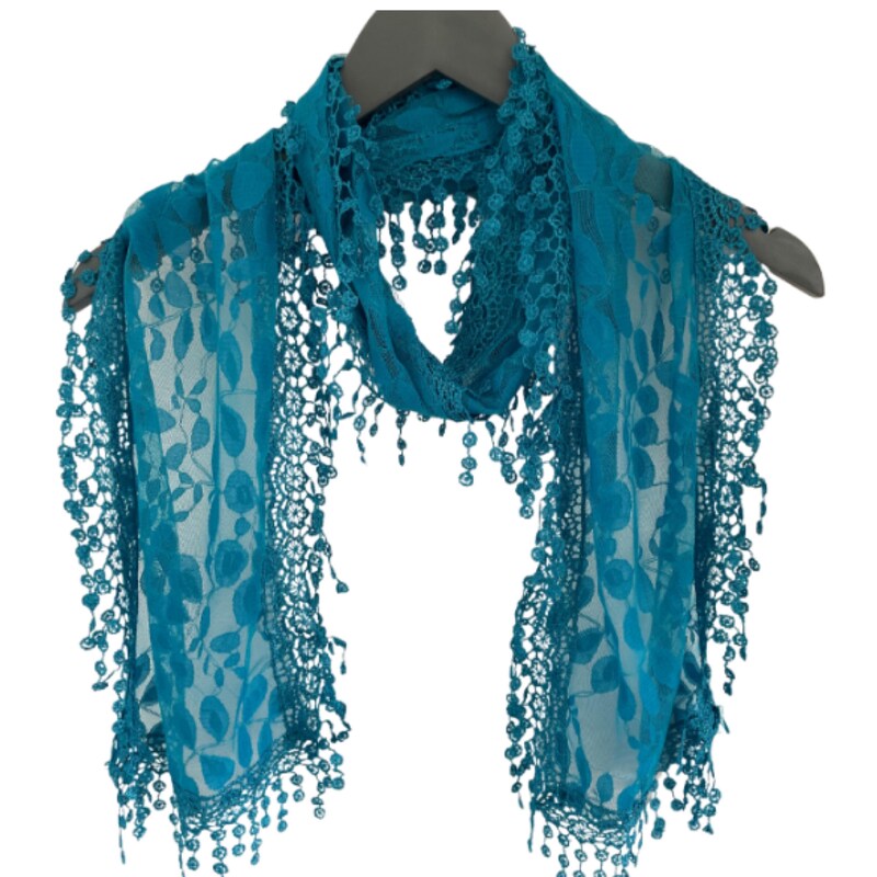 Turquoise Scarves - Etsy