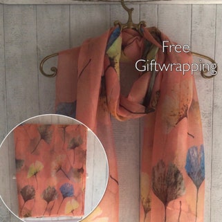 Ginkgo Scarf - Etsy