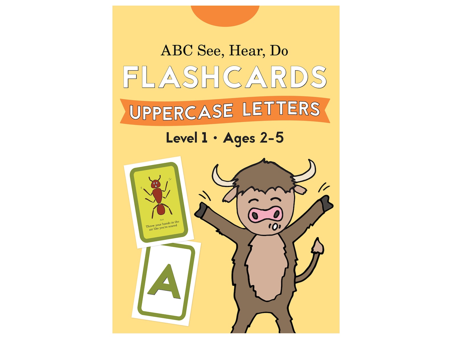 ABC See, Hear, Do Flashcards: Uppercase Letters Level 1 - Etsy