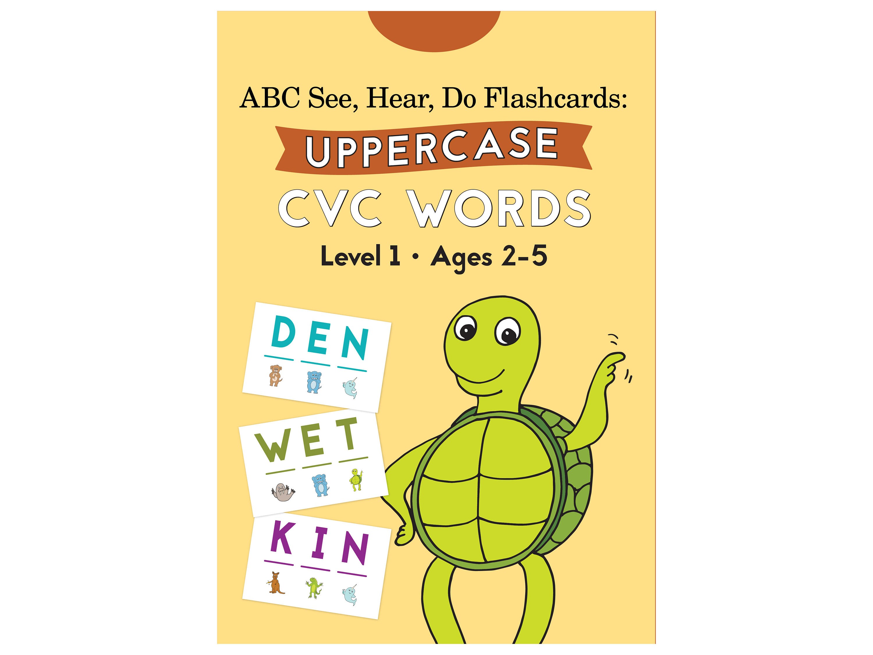 ABC See, Hear, Do Flashcards: Uppercase CVC Words Level 1 - Etsy