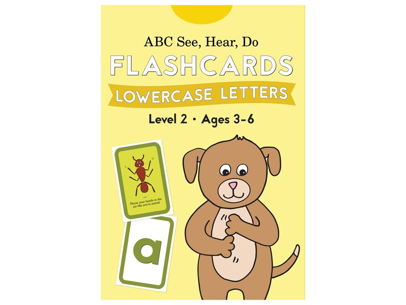 ABC See, Hear, Do Flashcards: Lowercase Letters Level 2 - Etsy UK