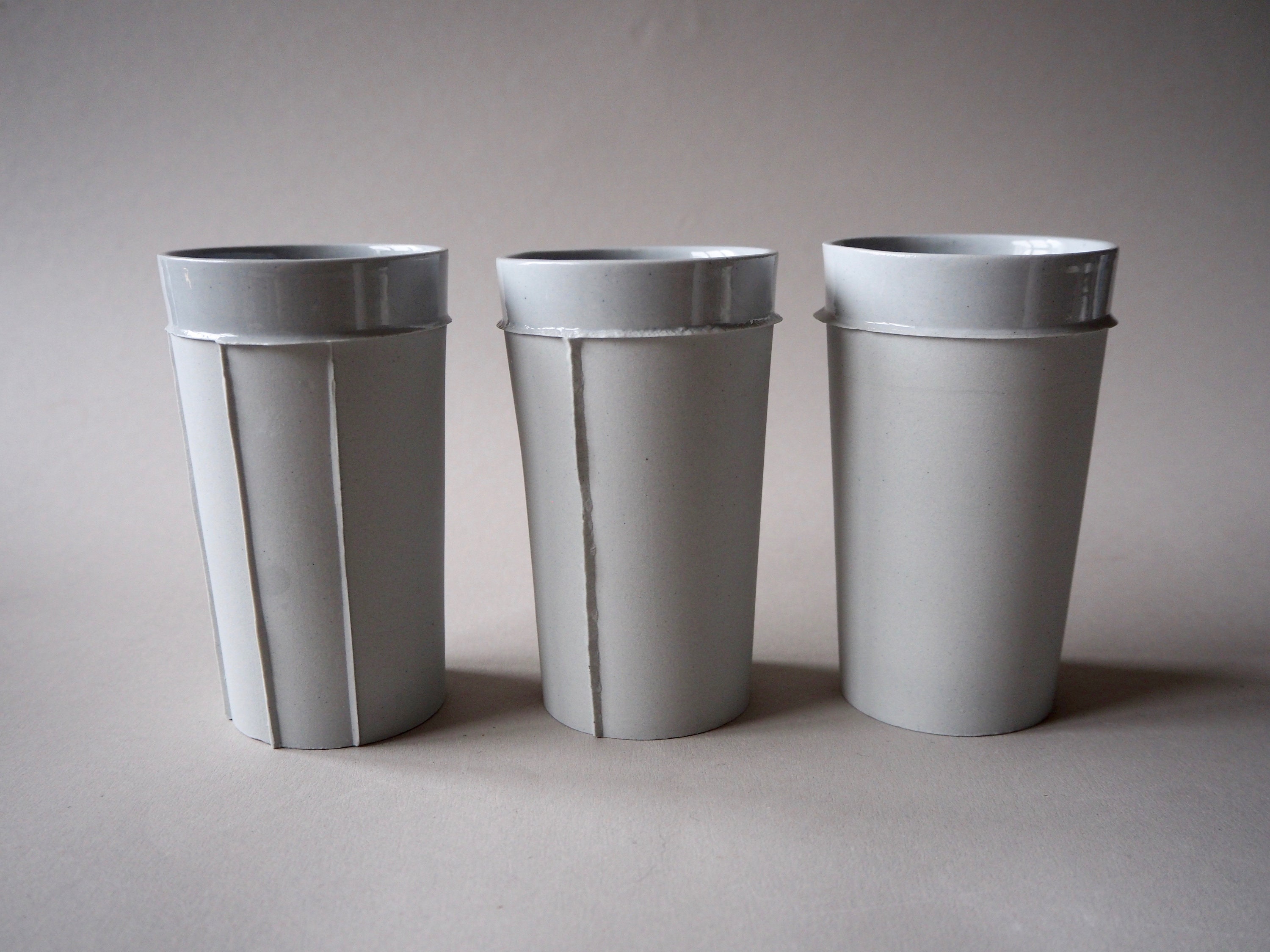 GREY PORCELAIN CUP coffee Cup ,tea Cup , Ceramic Cup ,grey Coloured ...