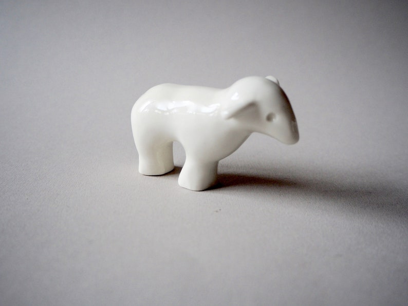 SMALL SHEEP FIGURINE Porcelain Sculpture Tiny Ceramic - Etsy