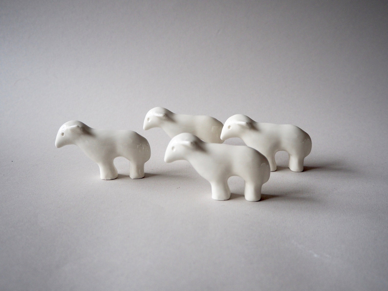 SMALL SHEEP FIGURINE Porcelain Sculpture Tiny Ceramic - Etsy