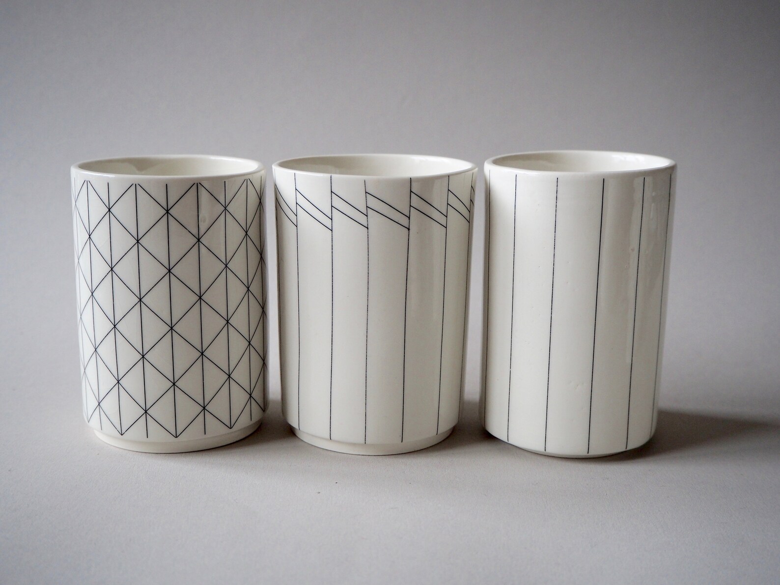 CUP GEOMETRICAL PATTERN coffee Cup ,tea Cup , Ceramic Cup ,striped Cup ...