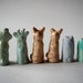 SMALL FOREST ANIMALS, Stoneware Ceramics, Tiny Ceramic Figurines, Small ...