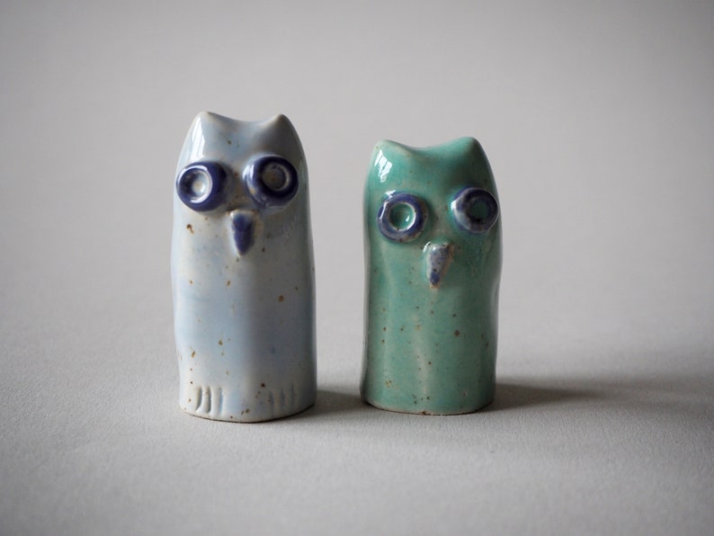 SMALL FOREST ANIMALS, Stoneware Ceramics, Tiny Ceramic Figurines, Small ...