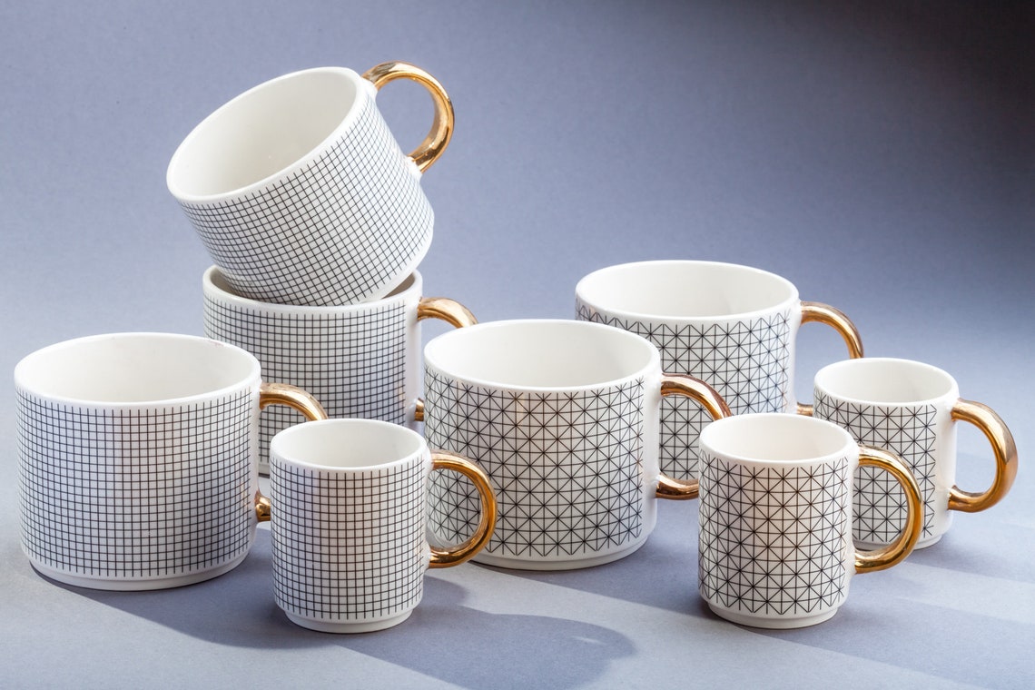 ESPRESSO PATTERN coffee Cup ,espresso Cup , Ceramic Cup , White Cup ...