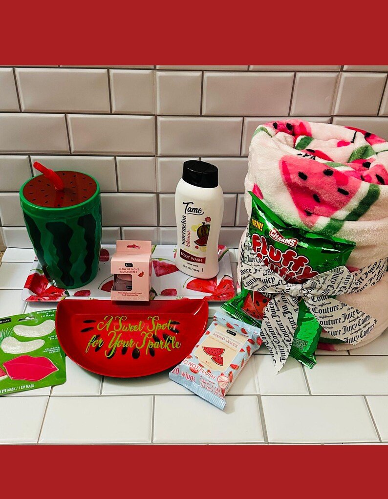 Watermelon Gift Box, Tumbler & Trinket Tray, Ready to Gift - Etsy