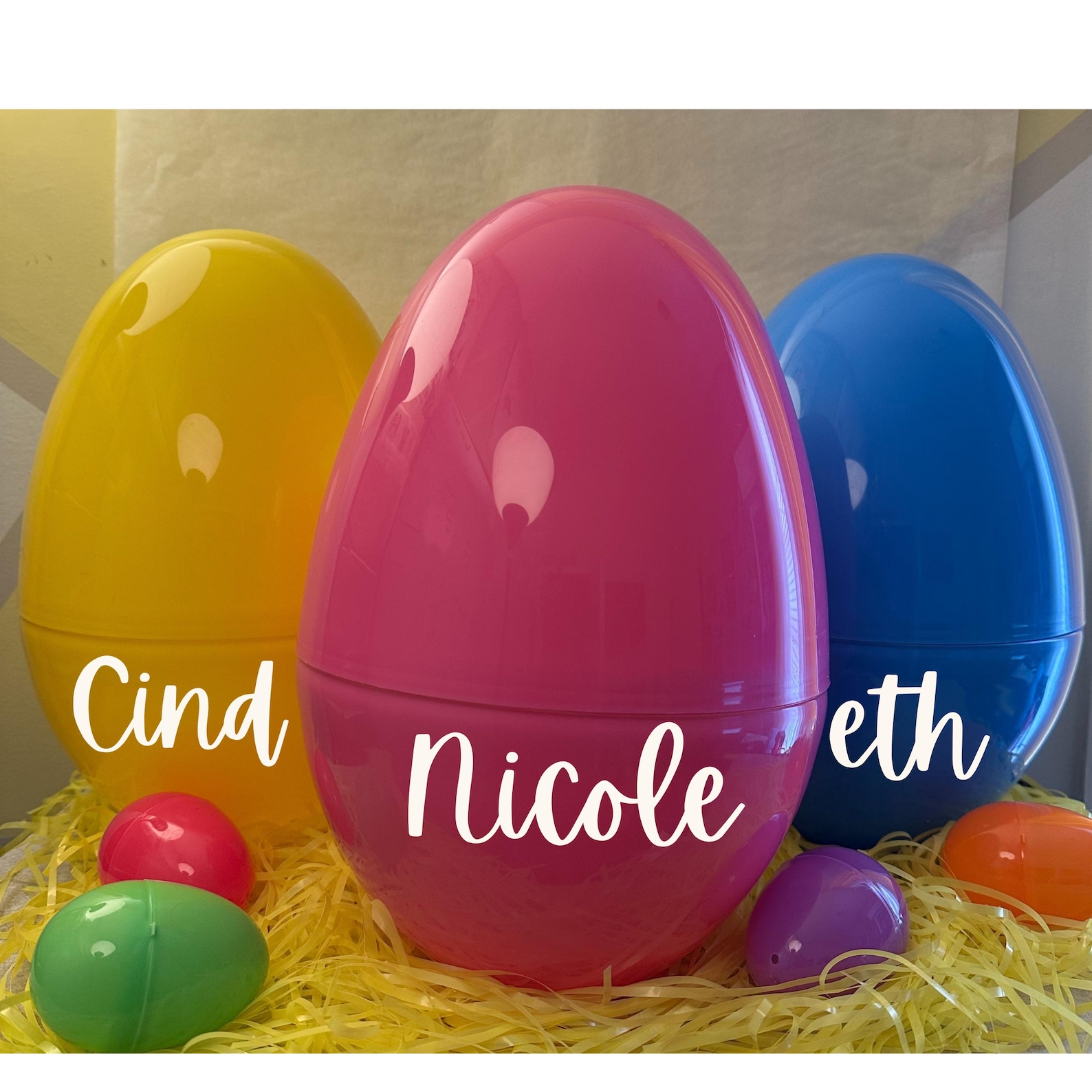 12inch Jumbo Personalized Easter Egg, Custom Easter Egg, Personalized ...