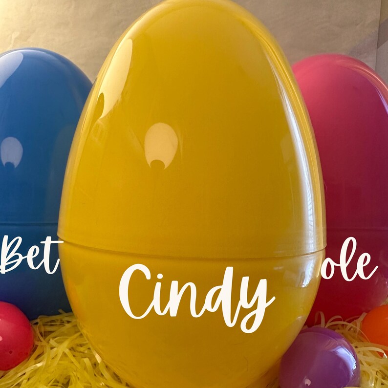 12inch Jumbo Personalized Easter Egg, Custom Easter Egg, Personalized Easter Gifts, Custom ...
