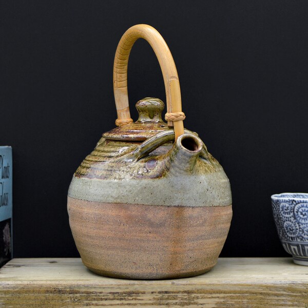 Stoneware Teapot - Etsy