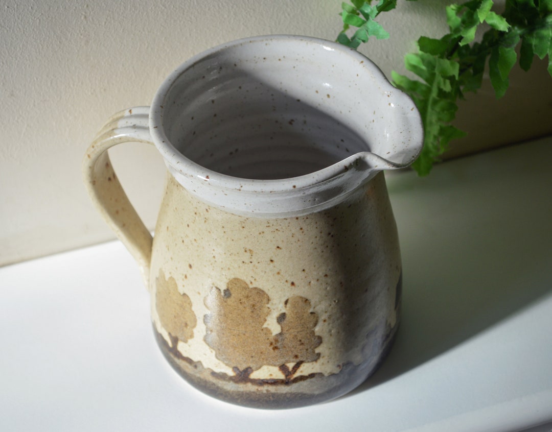 Pauline Toynbee Studio Pottery Stoneware Jug | Rustic Decor | Milk Jug ...