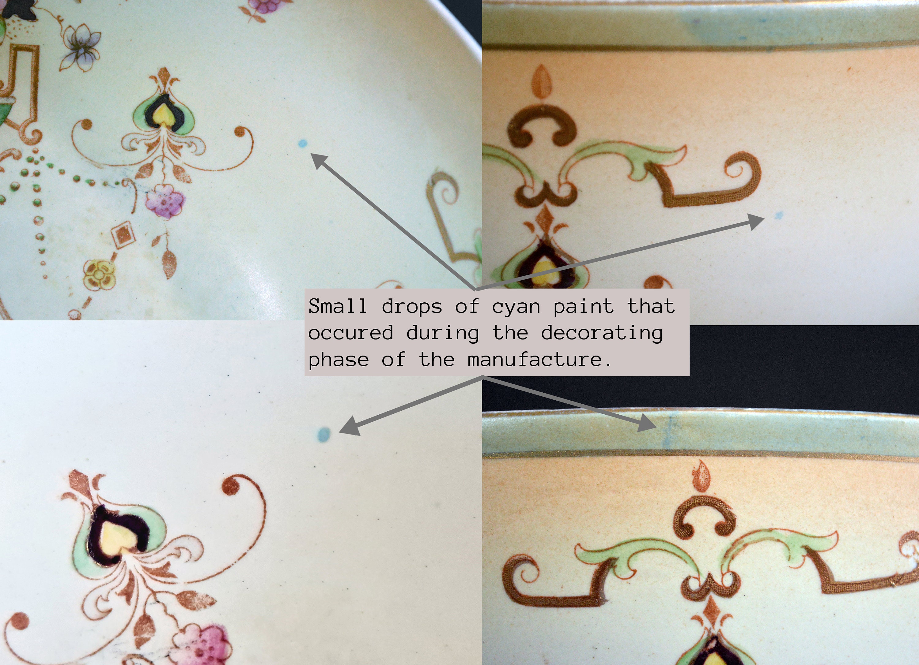 Crown Devon Fielding Dora Porcelain Pedestal Bowl Art Deco Bowl English ...
