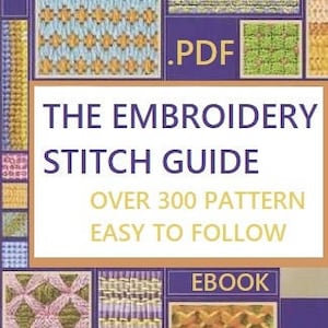 Hand Embroidery Stitches Guide PDF Download, How to Stitch Book DIY ...
