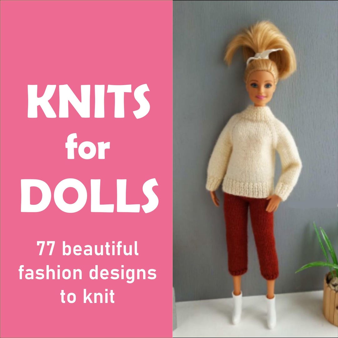 77 Knitting Patterns Barbie Doll | PDF Barbie Knit Clothes Outfit ...