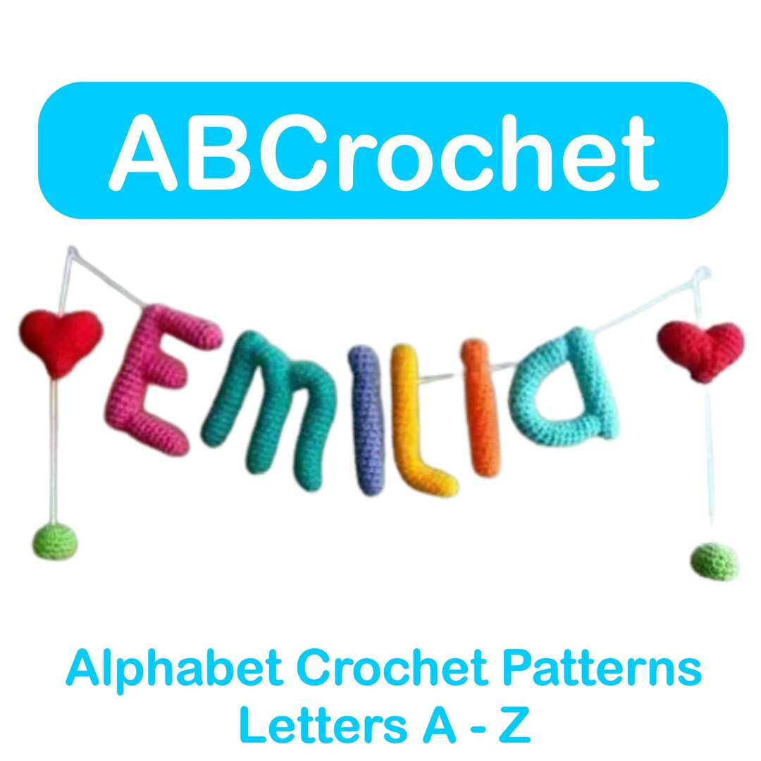 Alphabet Pattern Crochet Letters | Crochet Amigurumi Tutorial | ABC ...
