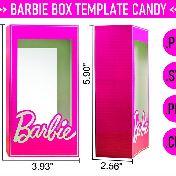 Barbie Box Clipart - Etsy