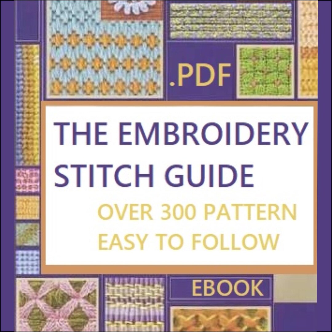 300 Pattern Embroidery | Stitch Books | E-book PDF | Embroidery Guide ...