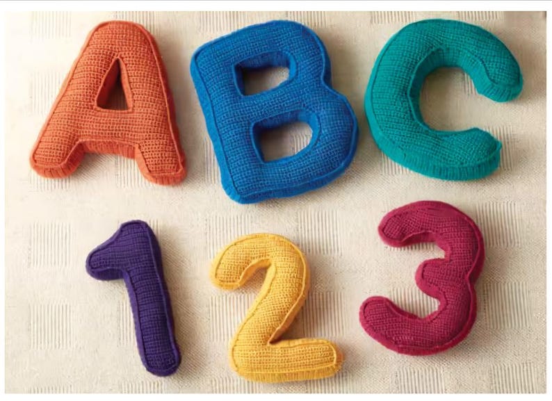 Alphabet Pattern Crochet Letters | Crochet Numbers Pattern | ABC ...