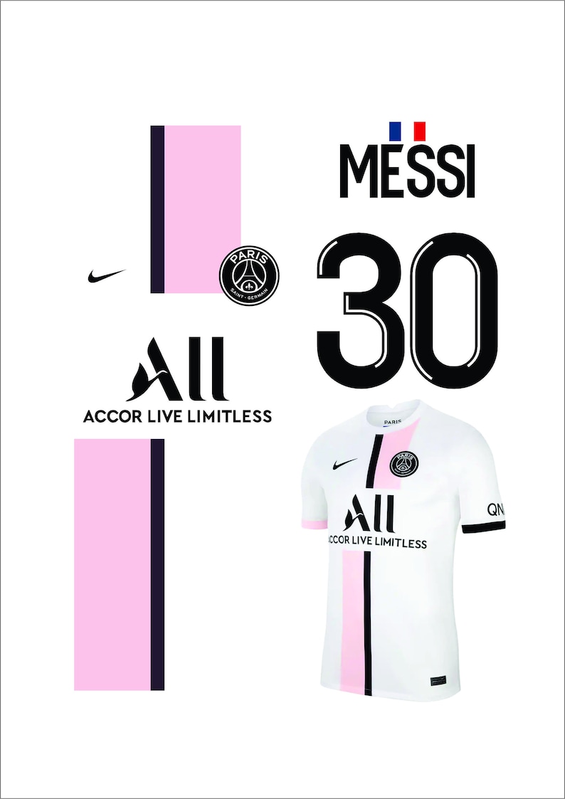 Lionel Messi PSG T-shirt Design Bundle Printable Tshirt Sublimation ...