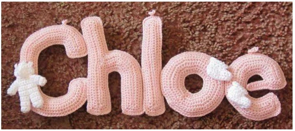 Alphabet Pattern Crochet Letters Crochet Amigurumi Tutorial Pattern PDF ...