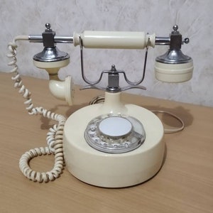 Vintage Soviet Telephone Vintage Ussr Telephon - Etsy