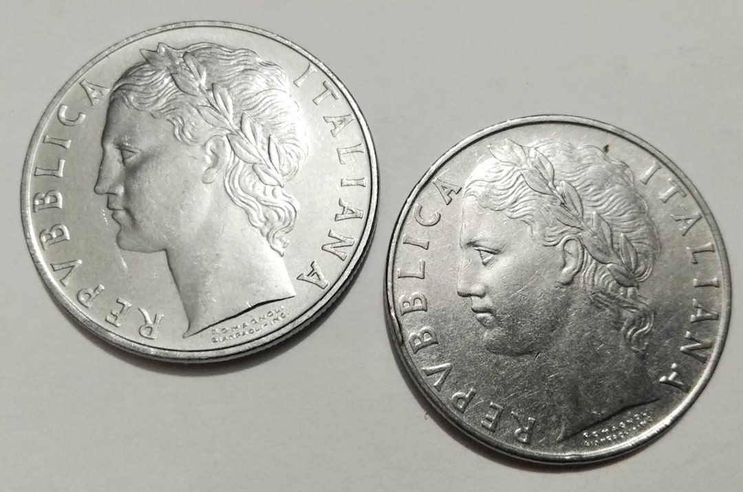 Vintage Italian Coins, Italian Coins - Etsy