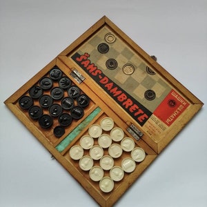 Soviet Vintage Chess-checkers Set - Etsy