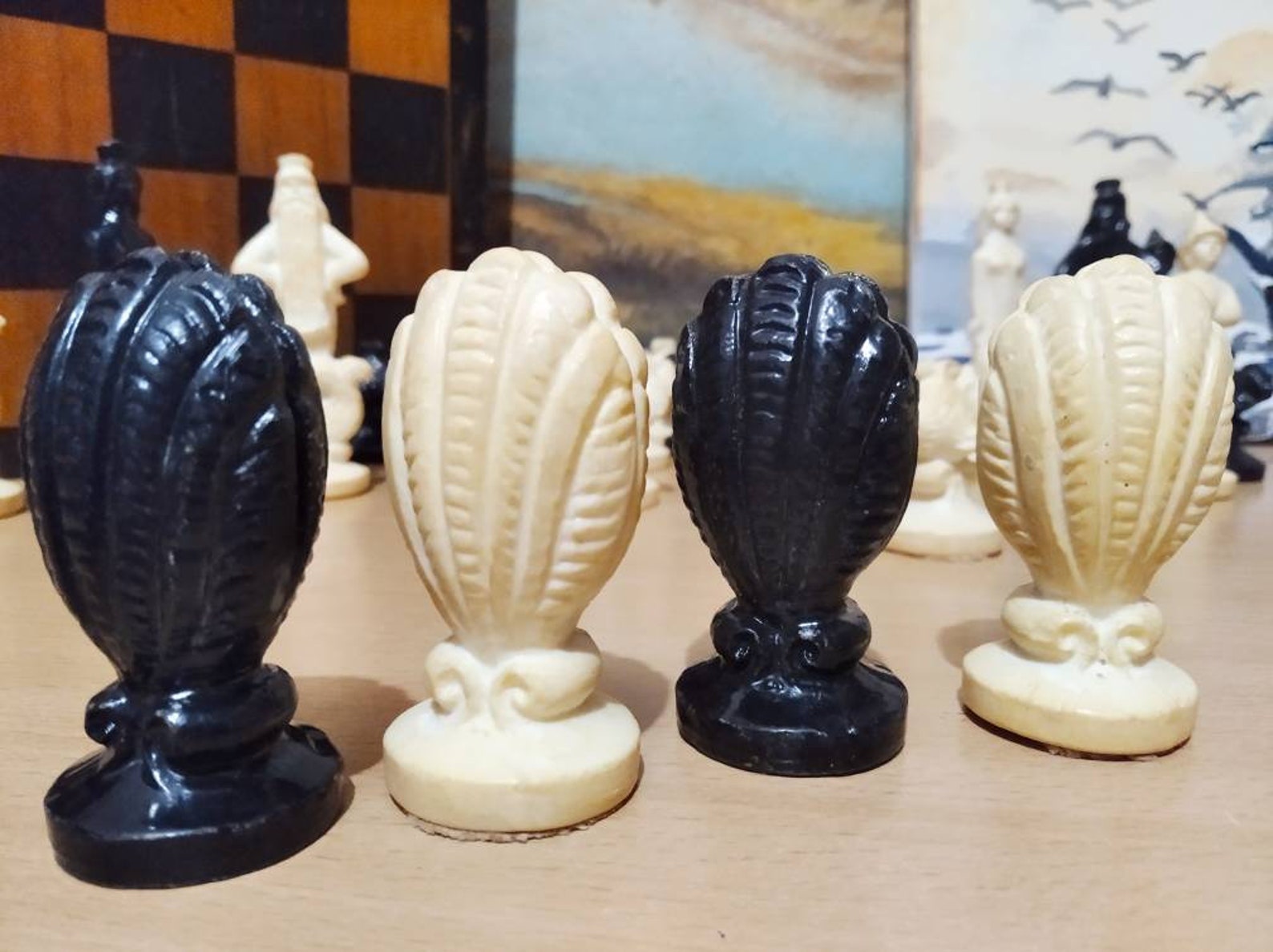 Soviet Old Chess Set See Style Chess Set Old USSR Vintage - Etsy