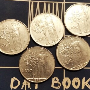 Italian Coin 100 Lire - Etsy