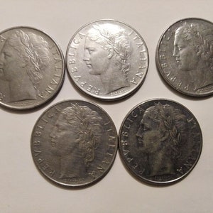 Italian Coin 100 Lire - Etsy