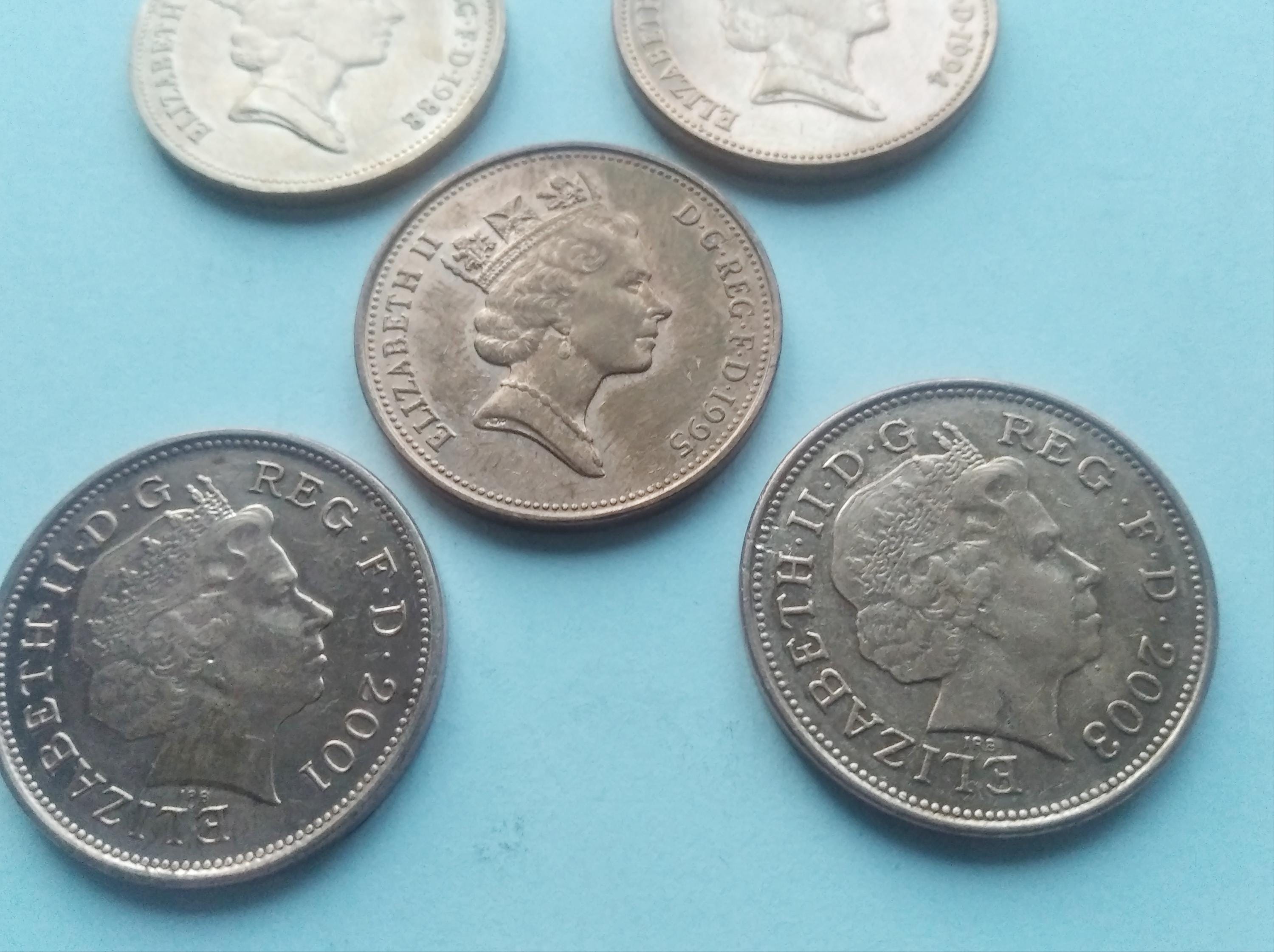 British Coins, English Coins 2 Pens - Etsy