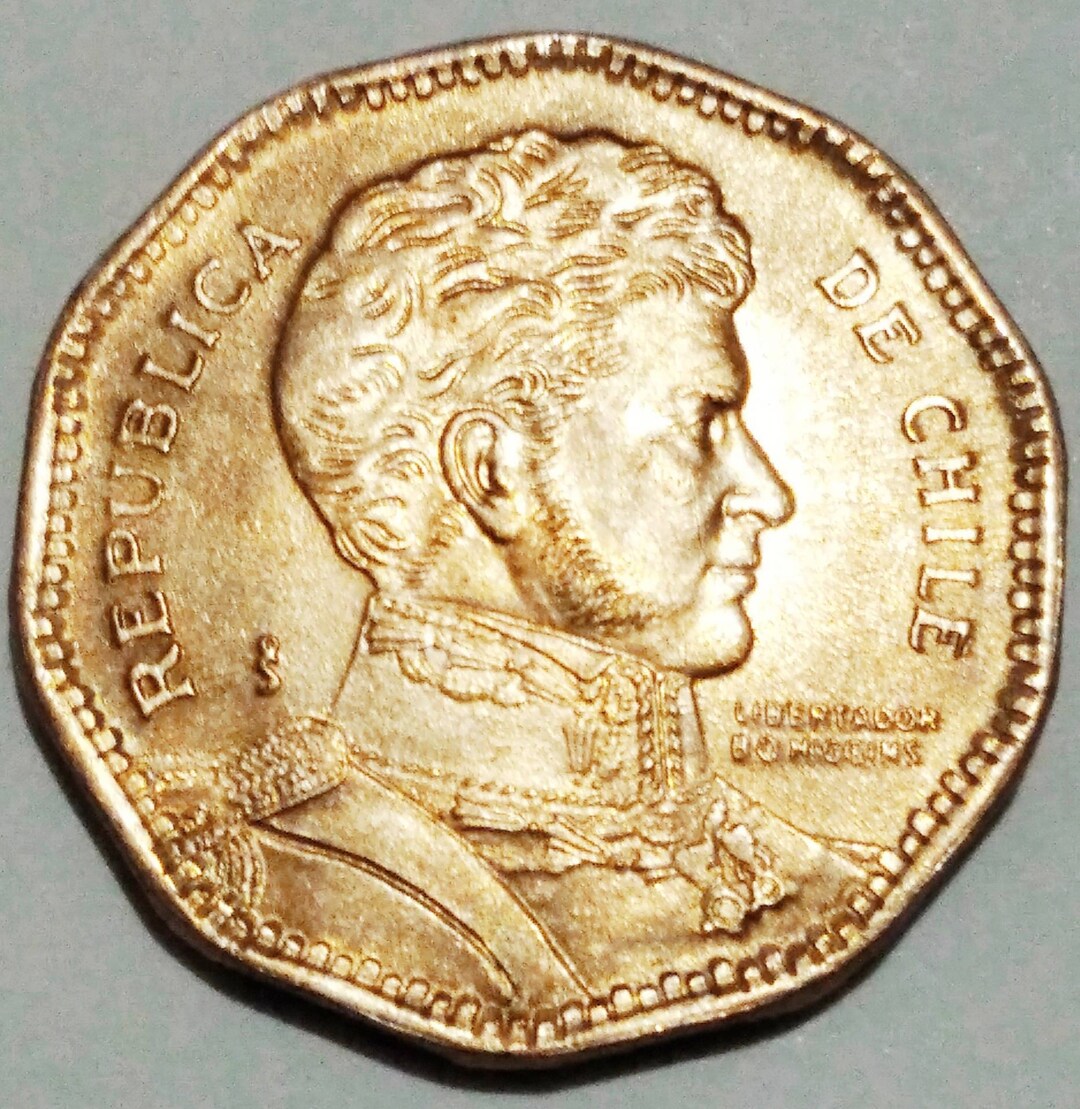 Vintage Coin 1994 1 Peso Republic of Chilly - Etsy