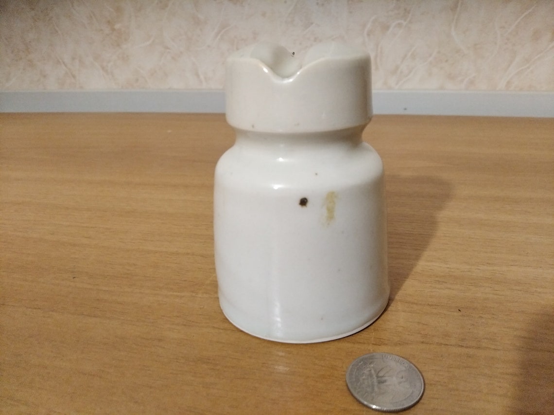 Antique Electrical Insulator Ceramic Isolator Vintage Rare | Etsy