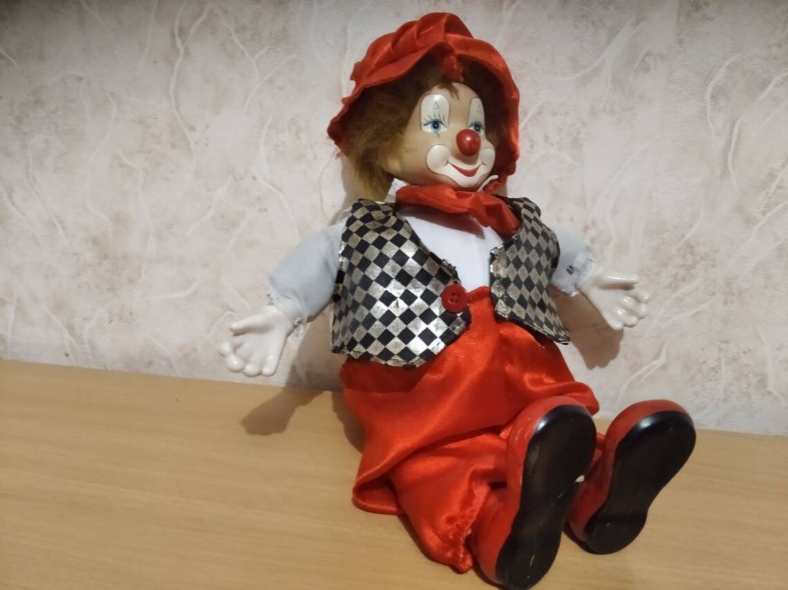 Vintage Soviet Porcelain Clown Rare Porcelain Clown - Etsy