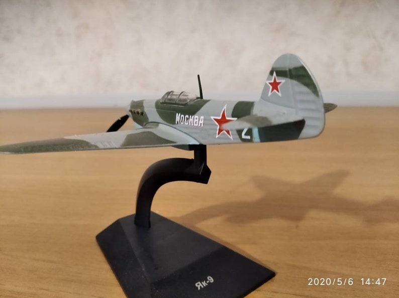 Soviet Aircraft Jak 9 Detailed Model - Etsy