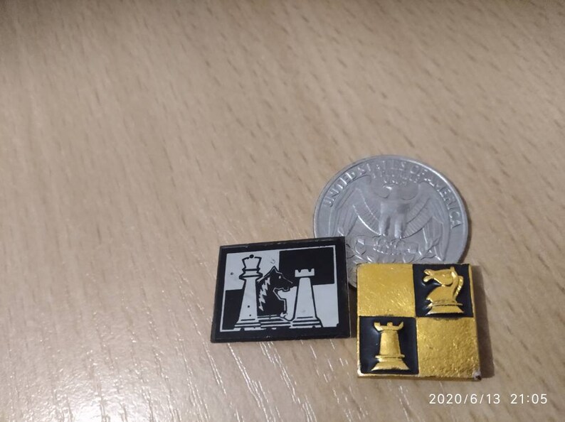 Soviet Vintage Chess Badges, Rare USSR Pins - Etsy